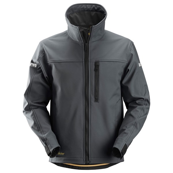 Snickers 1200 AllroundWork, Soft Shell Jacket – Steel Grey – MyWorkwear.ie