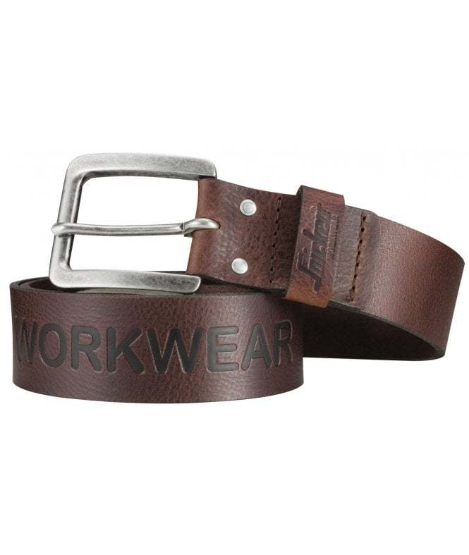 Snickers 9034 Leather Belt – Brown – MyWorkwear.ie