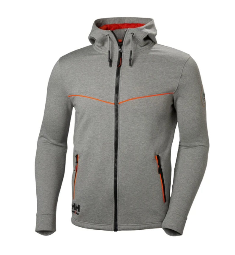 Helly Hansen 79197_930 Chelsea Evo Zip Hoodie Grey Melange – MyWorkwear.ie