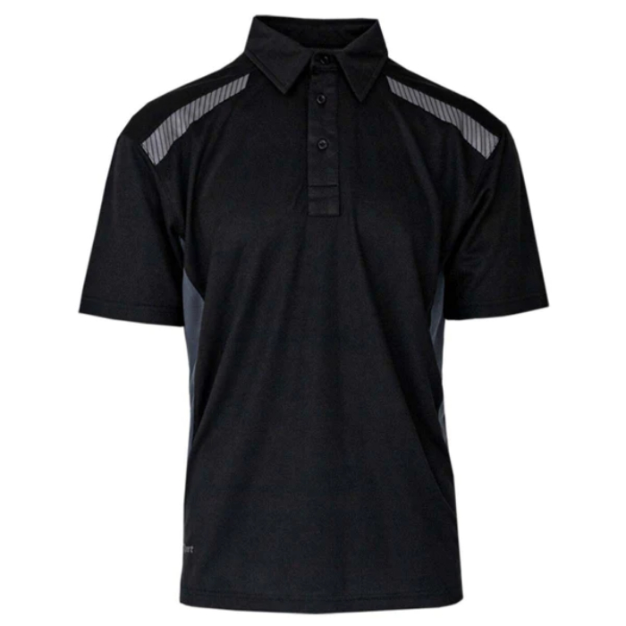 Xpert Pro Stretch Polo Shirt Black/Grey – MyWorkwear.ie
